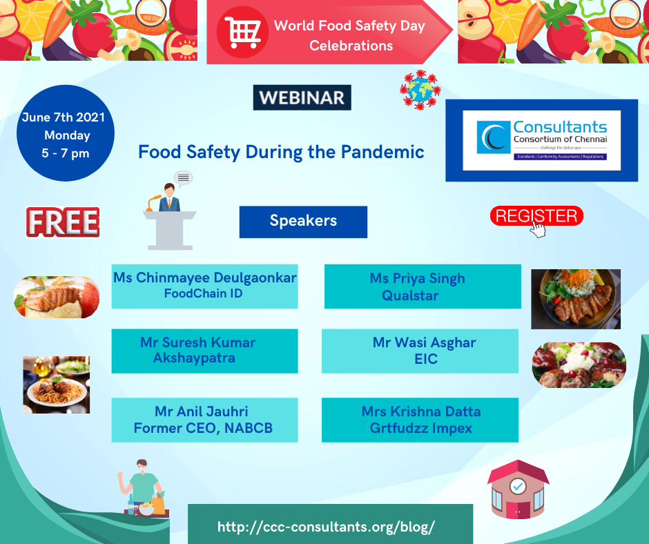 World Food Safety Day Celebrations - Consultants Consortium of Chennai