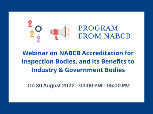 Program Announcement from NABCB - Consultants Consortium of Chennai
