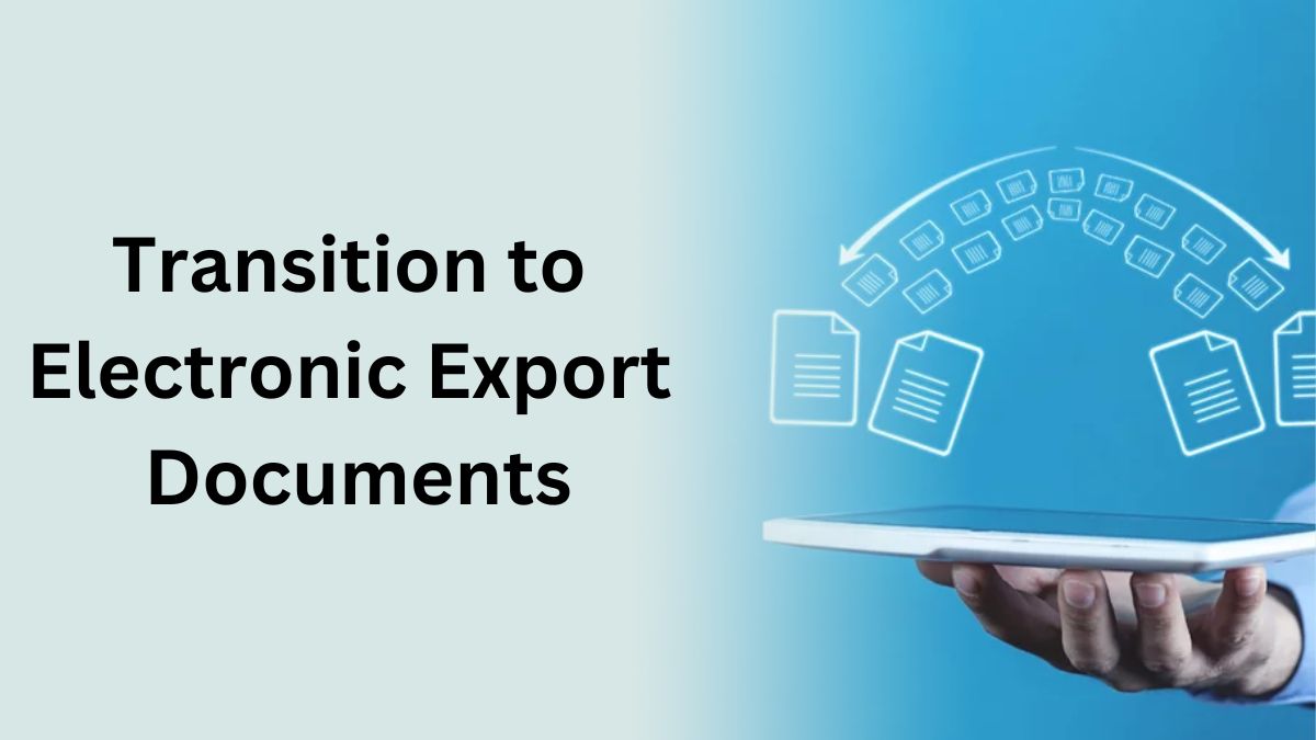 Electronic Export Documents | Consultants Consortium of Chennai