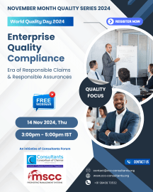 November Month Quality Series 2024 - Consultants Consortium of Chennai